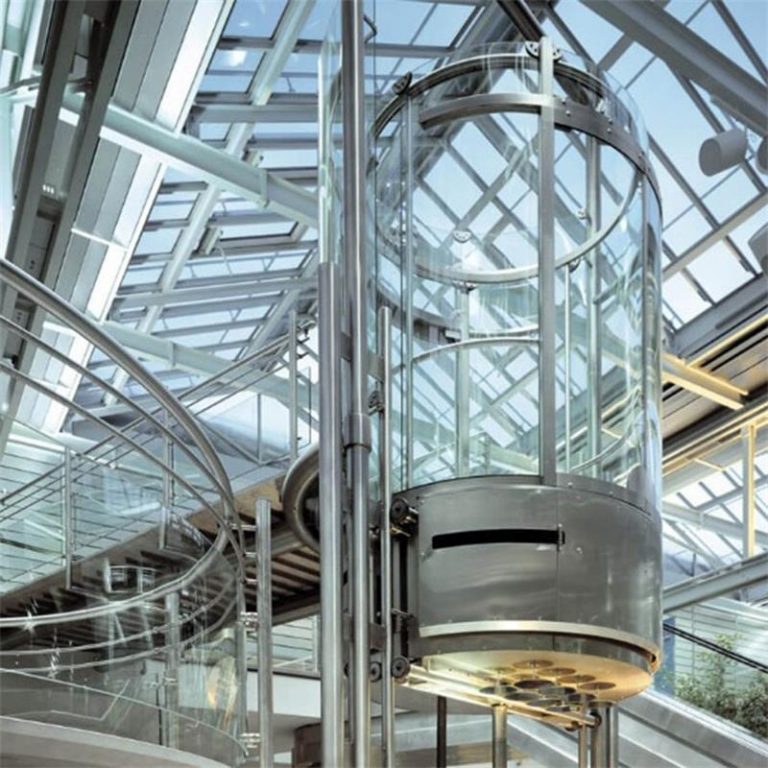 China Curved Bend Bent Tempered Laminated Glass Elevator for building ...